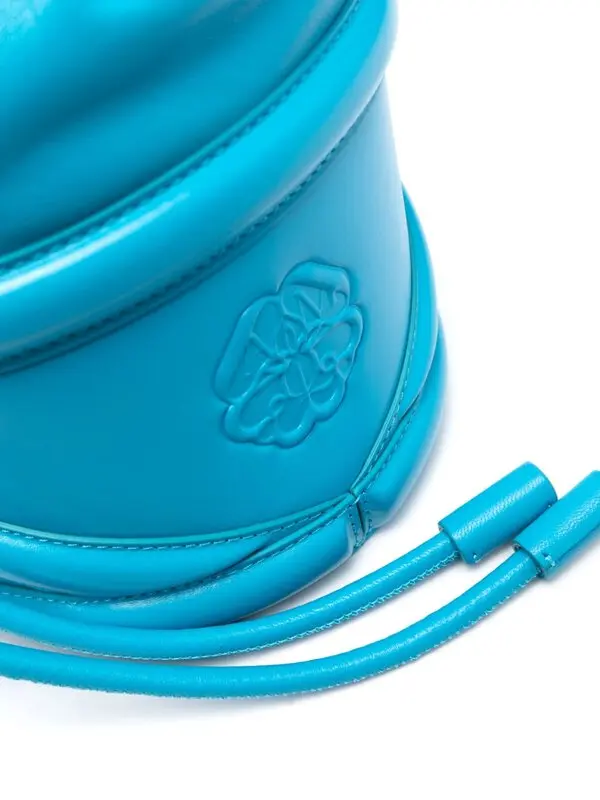Alexander McQueen The Soft Curve Bucket Bag - Blue