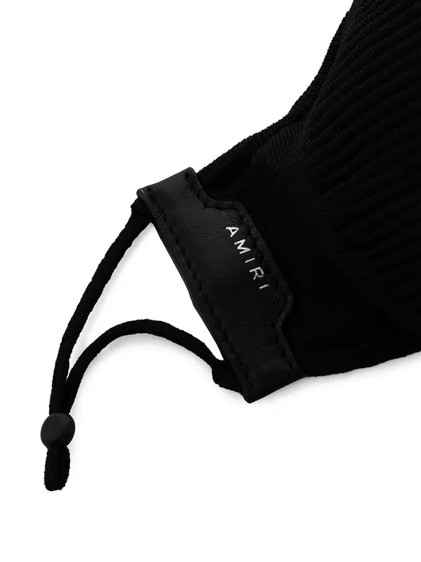 Amiri Logo-tag Face Mask
