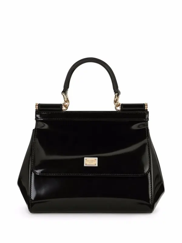 Dolce & Gabbana Medium Sicily Tote Bag - Black