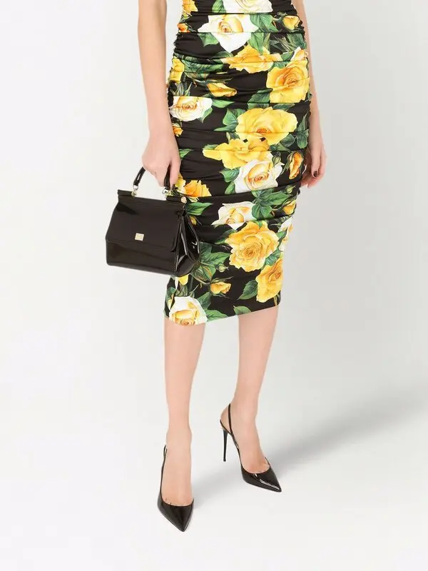 Dolce & Gabbana Medium Sicily Tote Bag - Black