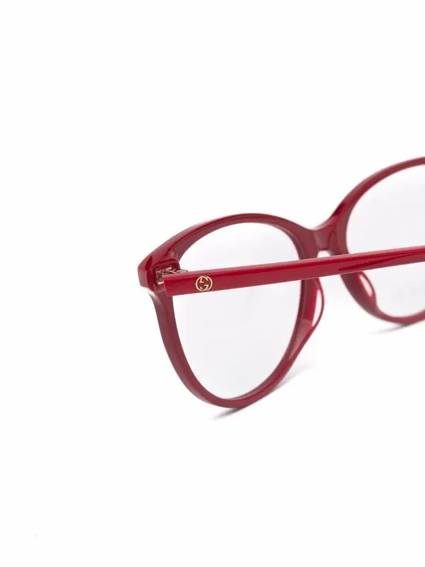Gucci Logo Cat-eye Glasses