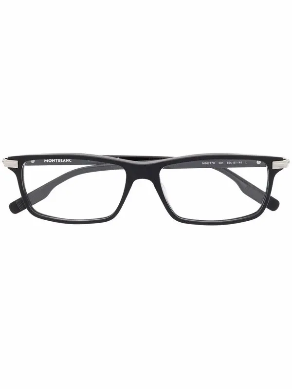 Montblanc Mb0217o Rectangular Glasses - Black