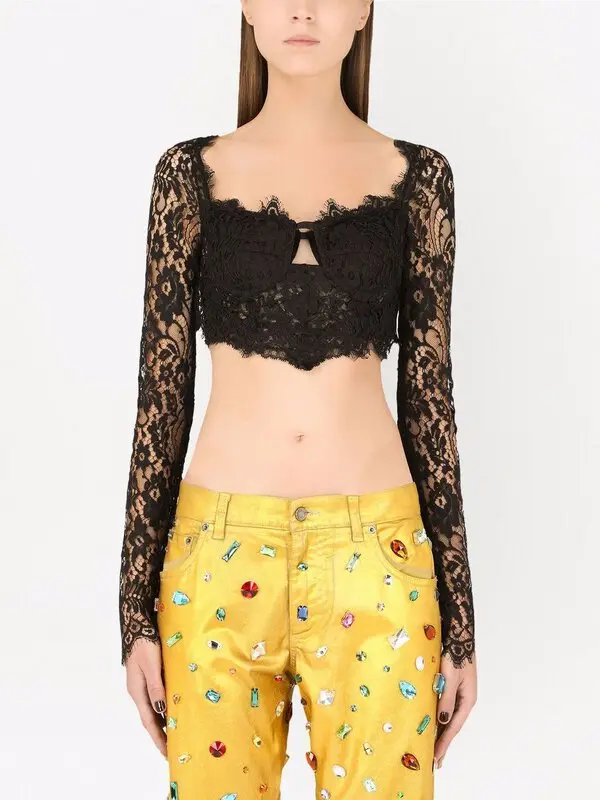Dolce & Gabbana Lace Corset Top