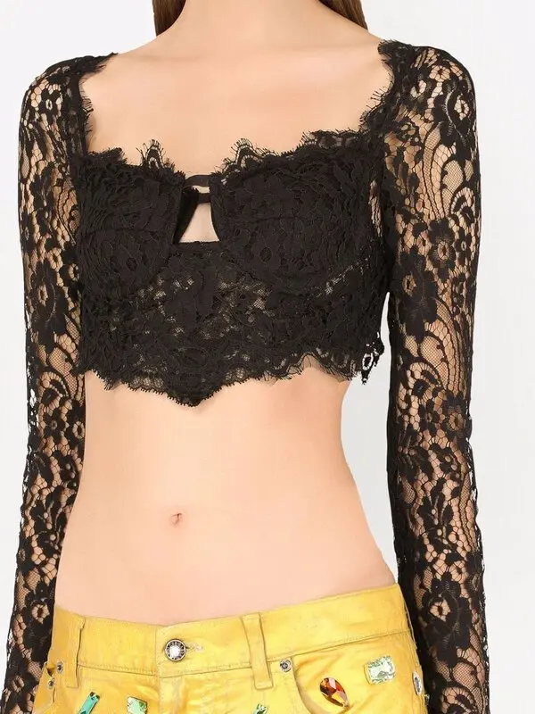 Dolce & Gabbana Lace Corset Top