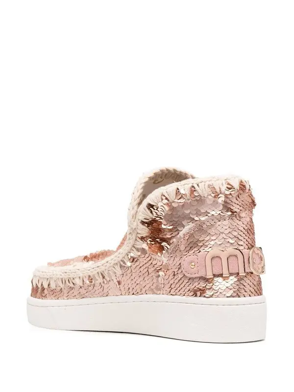 Mou Eskimo Sequin-embellished Boots