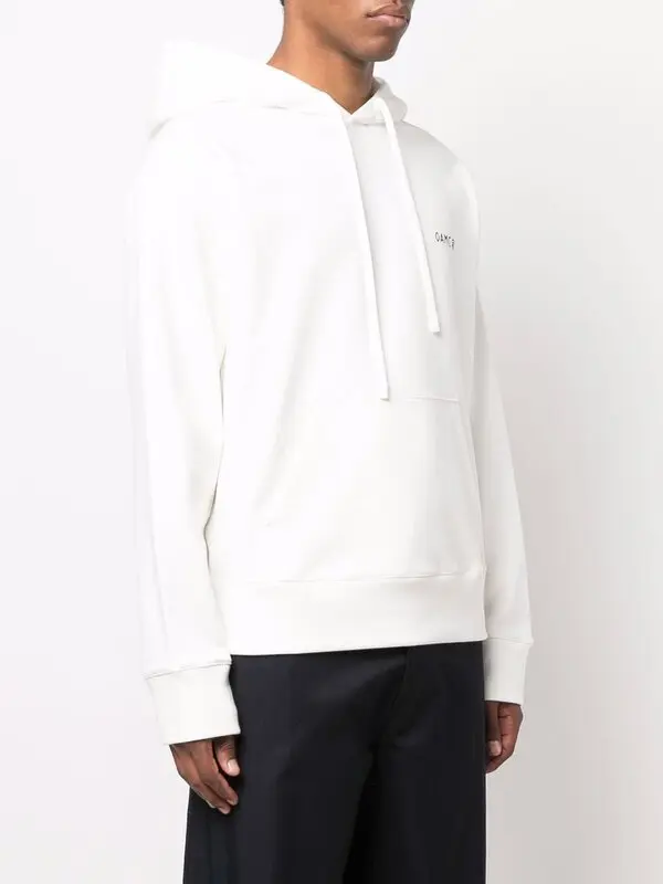 OAMC Abstract-print Hoodie - White