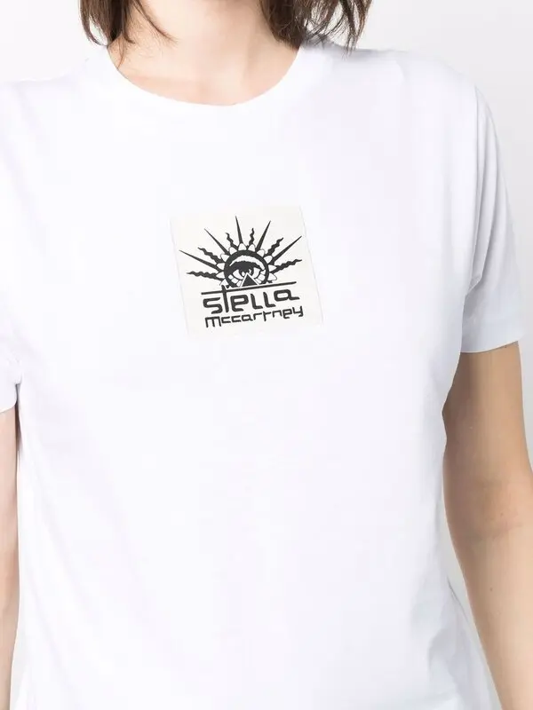 Stella McCartney Logo-patch T-shirt