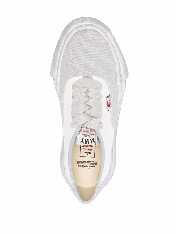 Mihara Yasuhiro Contrasting-panel Design Sneakers - Grey