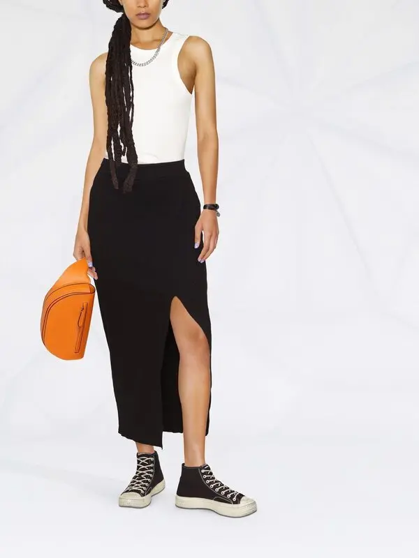 THOM KROM High-waisted Midi Skirt