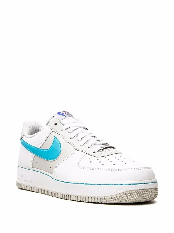 Nike X Nba Air Force 1 Low '07 Lv8 75th Anniversary Fiesta Sneakers - White