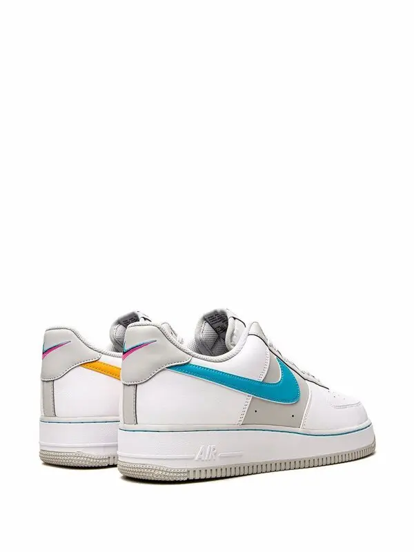Nike X Nba Air Force 1 Low '07 Lv8 75th Anniversary Fiesta Sneakers - White