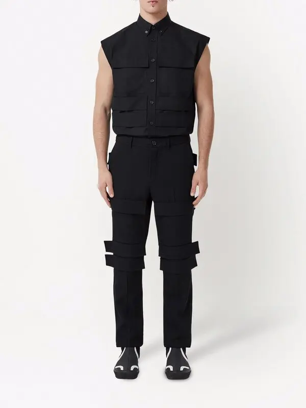 Burberry Sleeveless Button-down Shirt