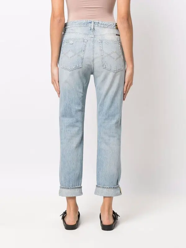 WASHINGTON DEE-CEE Cropped Slim-cut Jeans