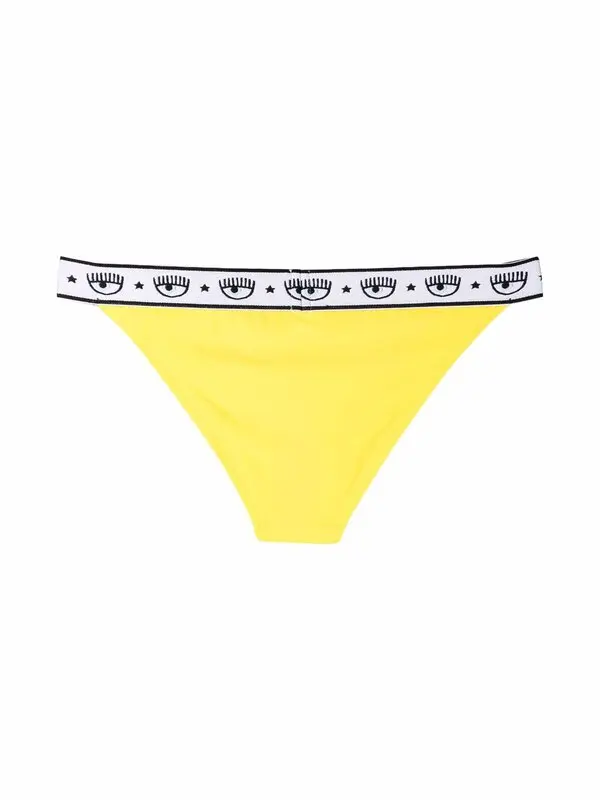 CHIARA FERRAGNI Logo-tape Detail Bikini Bottom