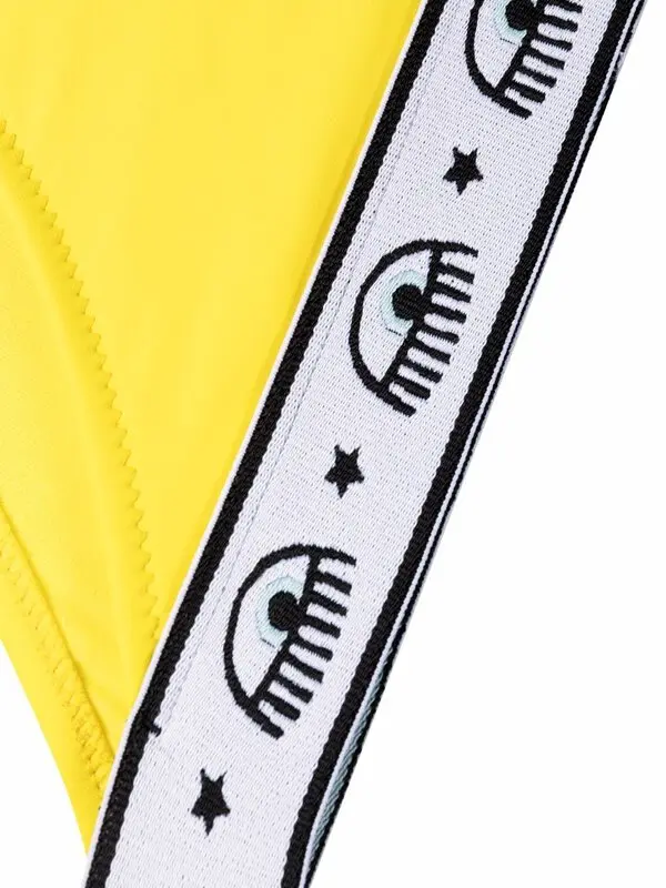 CHIARA FERRAGNI Logo-tape Detail Bikini Bottom