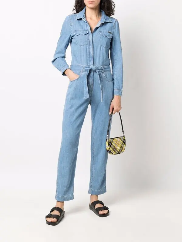 WASHINGTON DEE-CEE Straight-leg Denim Jumpsuit