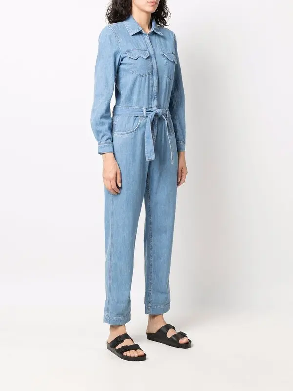WASHINGTON DEE-CEE Straight-leg Denim Jumpsuit
