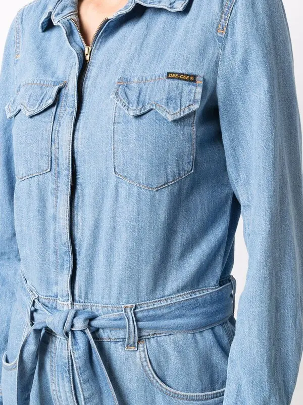 WASHINGTON DEE-CEE Straight-leg Denim Jumpsuit
