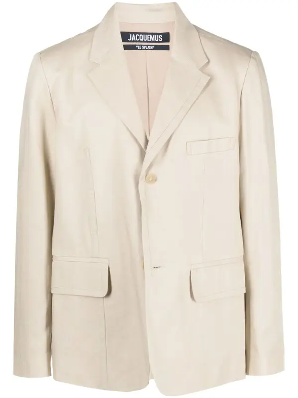Jacquemus Single-breasted Blazer - Neutrals