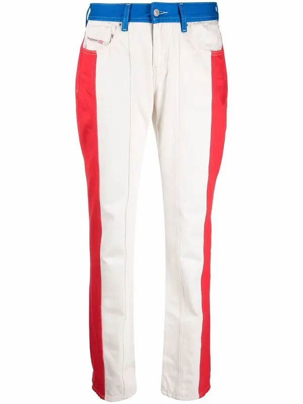 DIESEL® 2002 0eiar Colour-blocked Trousers
