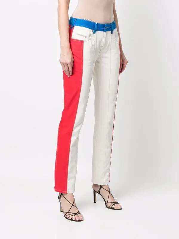 DIESEL® 2002 0eiar Colour-blocked Trousers