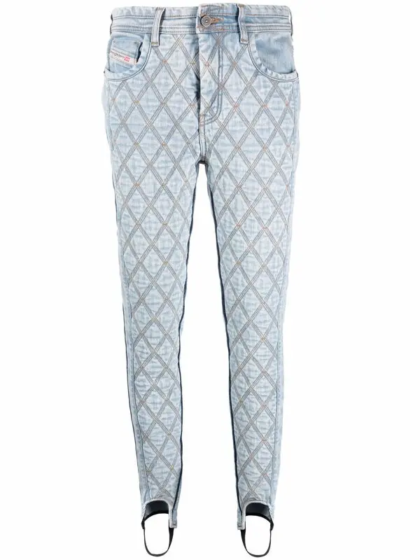 DIESEL® D-duc Super-skinny Stirrup Jeans - Blue