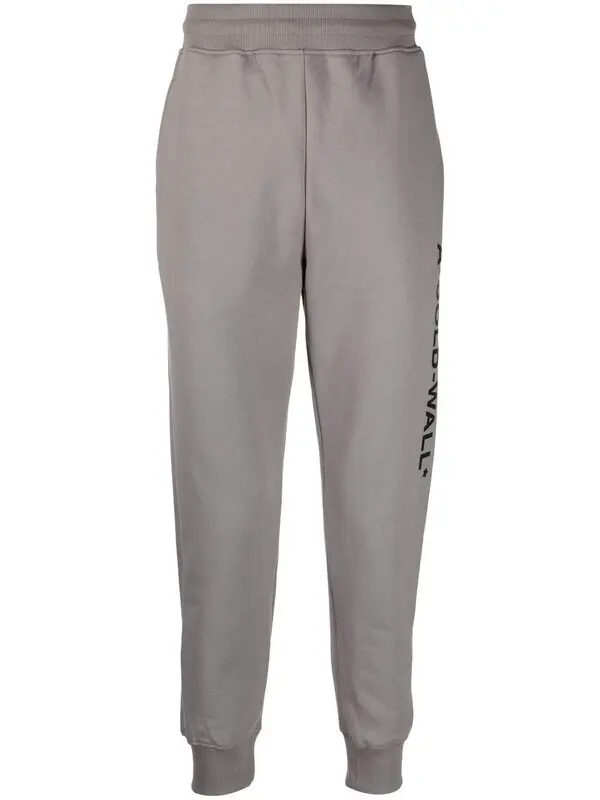 A-COLD-WALL* Logo-print Cotton Track Pants - Grey