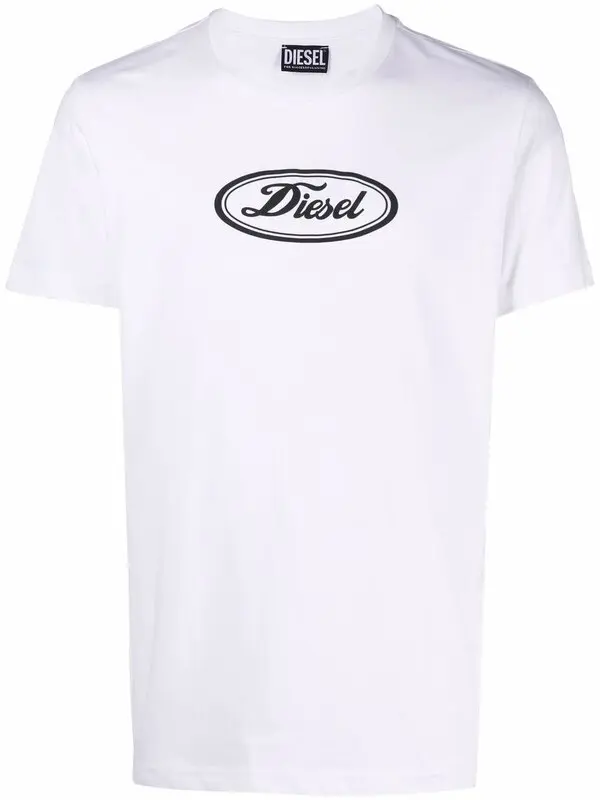 DIESEL® Logo-print Short-sleeved T-shirt - White