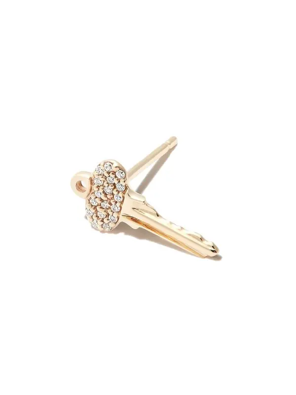 SYDNEY EVAN 14kt Yellow Diamond Stud Earring