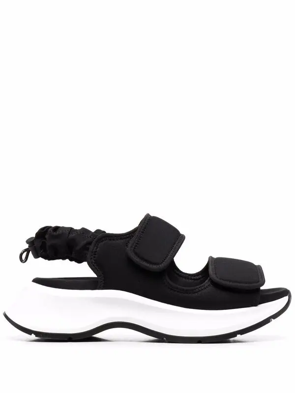 Hogan Chunky Touch-strap Sandals