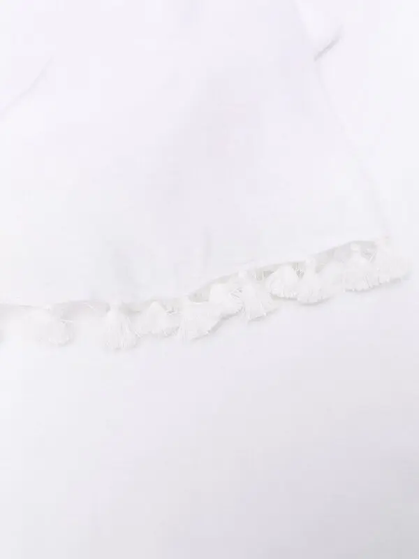 Melissa Odabash Pareo Tassel Scarf - White