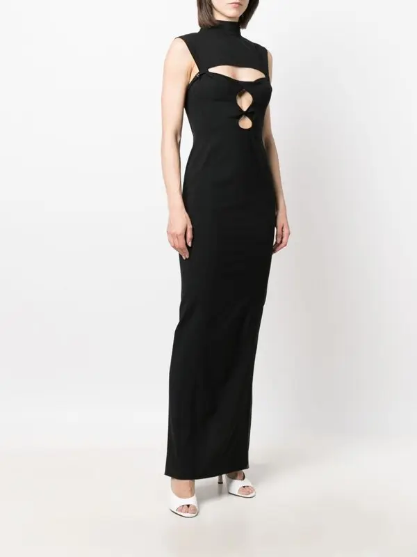 Jacquemus La Robe Palmi Cut-out Maxi Dress
