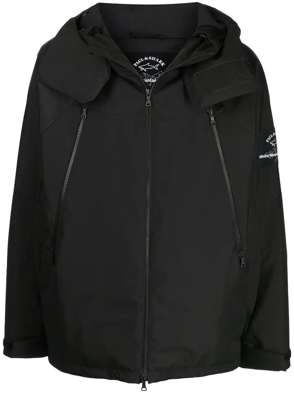 WHITE MOUNTAINEERING Logo-patch Hooded Jacket