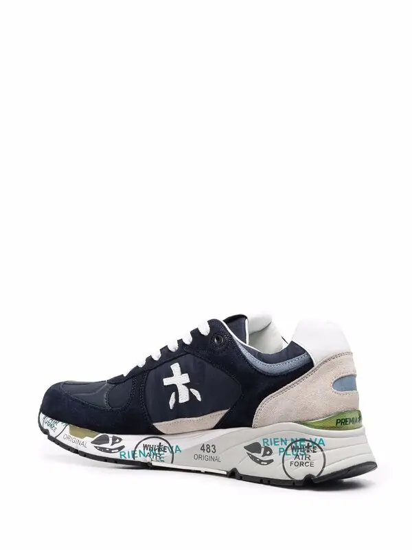 Premiata Mase Panelled Sneakers - Blue