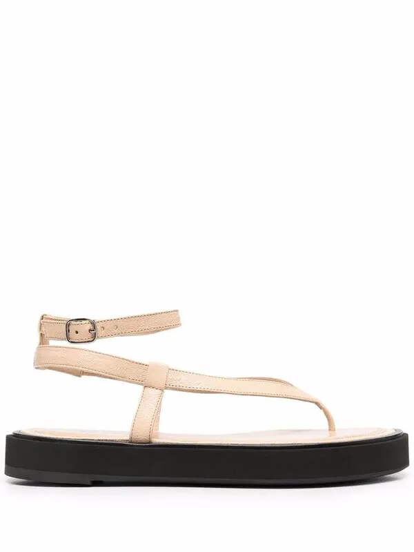 By Far Cece Flatform Sandals - Neutrals