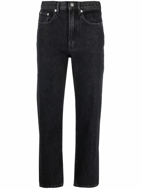 A.p.c. Mid-rise Straight-leg Denim Jeans - Black