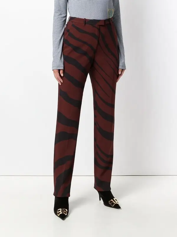 Roberto Cavalli Zebra Print Trousers