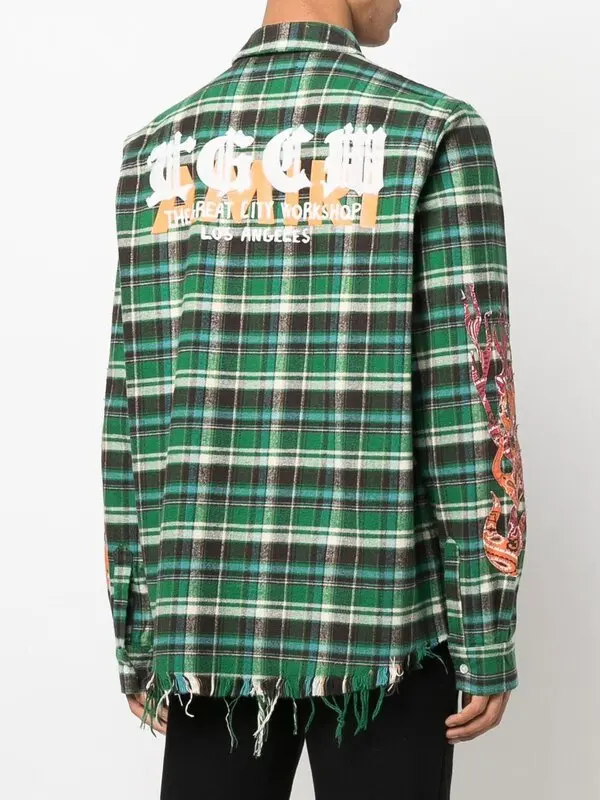Amiri X The Great City Workshop Checked Shirt