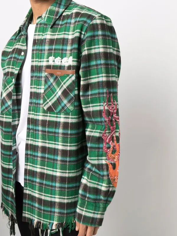 Amiri X The Great City Workshop Checked Shirt