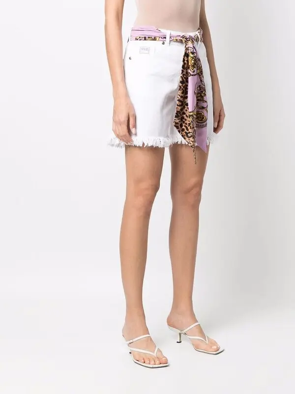 Versace Scarf Belt Shorts
