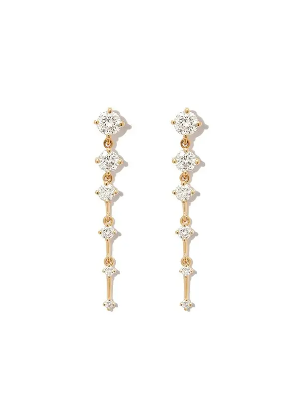 Fernando Jorge 18kt Yellow Diamond Sequence Drop Earrings