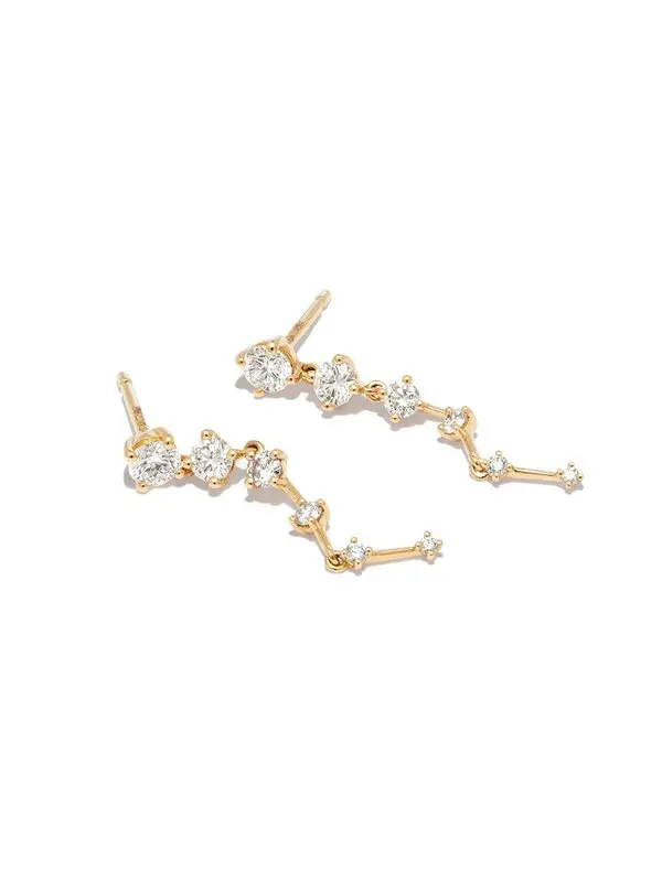 Fernando Jorge 18kt Yellow Diamond Sequence Drop Earrings