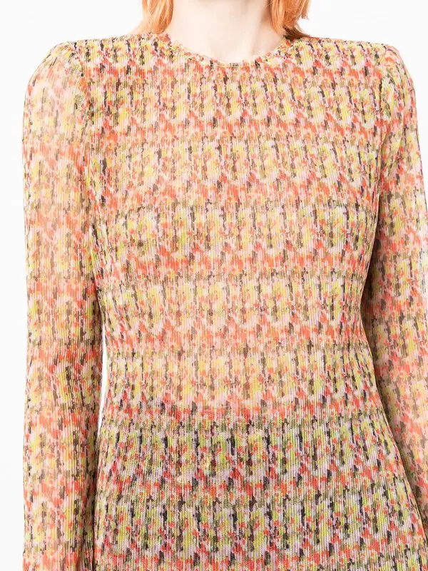 Philosophy Di Lorenzo Serafini Graphic Print Long Sleeve Top