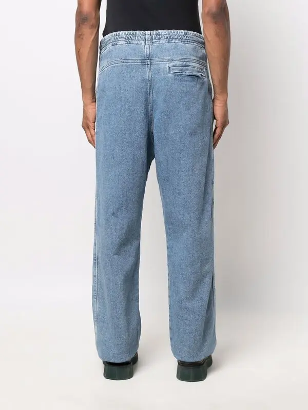 DIESEL® D-martians Track 09d01 Wide-leg Jeans - Blue