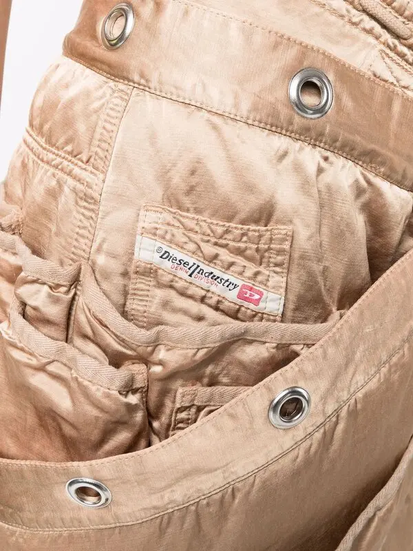 DIESEL® Asymmetric Drape Mini Skirt