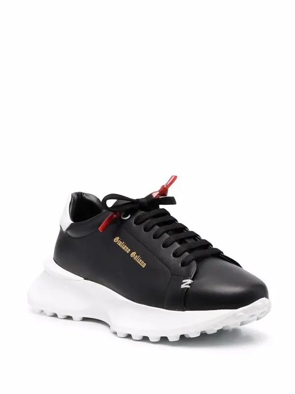 GIULIANO GALIANO Side Logo-print Sneakers - Black