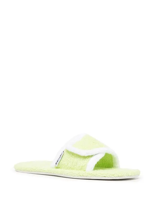 Senso Iris Towelling Sandals - Green