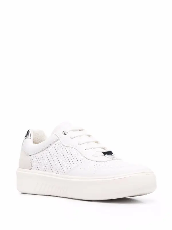 Geox Nhenbus Leather Sneakers