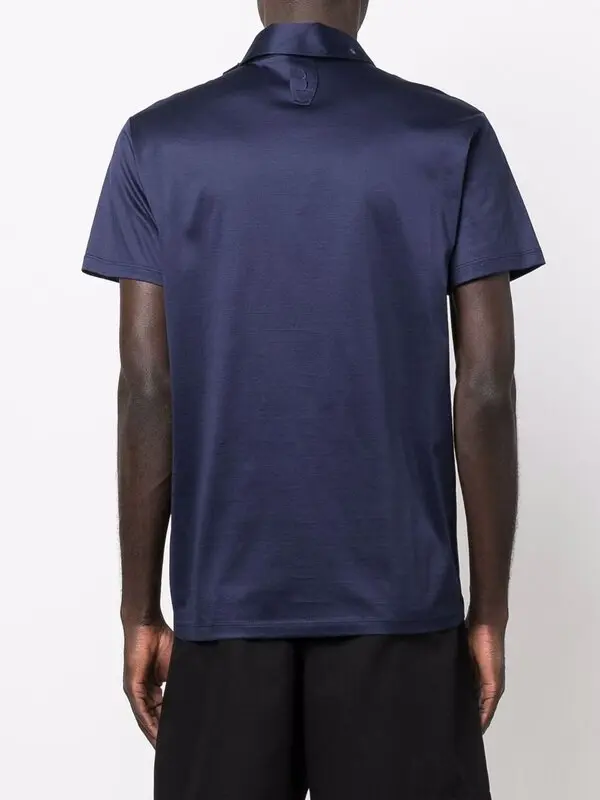 BILLIONAIRE Short-sleeved Polo Shirt - Blue