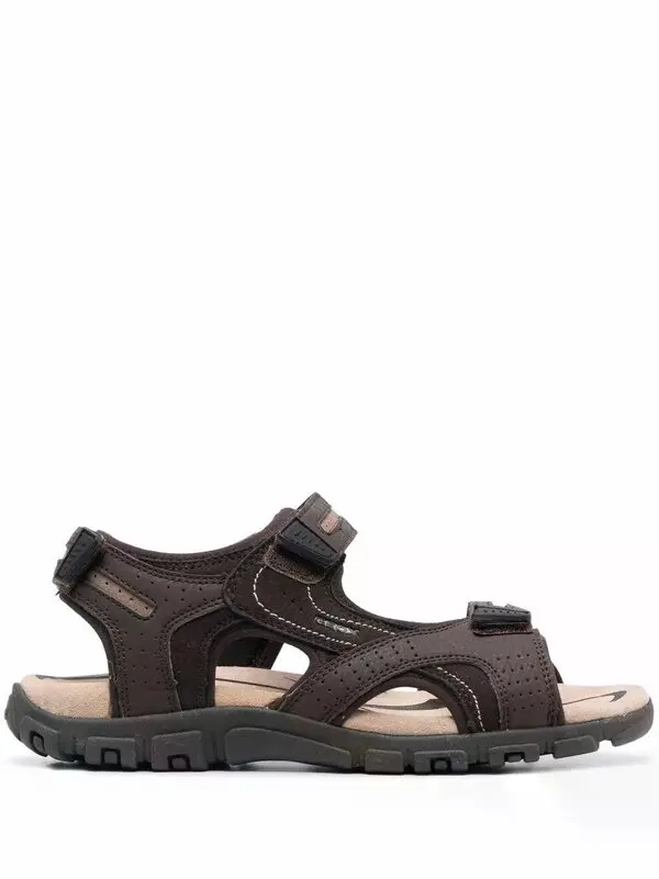 Geox Strada Double-strap Sandals - Brown